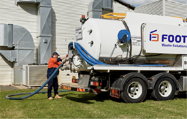 Liquid Waste Removal and Disposal VIC - FOOTT Waste Solutions